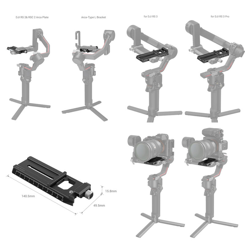 SmallRig 3061 Arca 快拆板 阿卡 適用 RS2 RSC2 RS3 RS3 PRO 公司貨 - camerapro